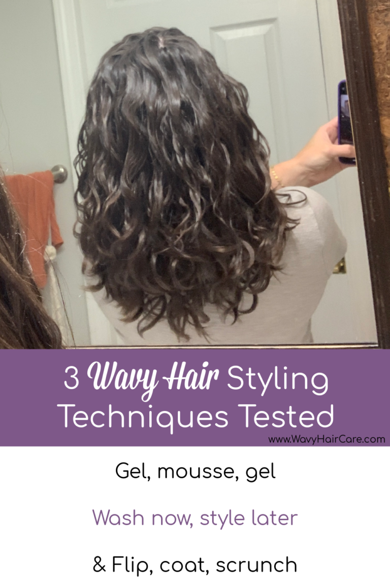 Wavy Hair Techniques | Flip, Coat, Scrunch | Gel, Mousse, Gel | Wash ...